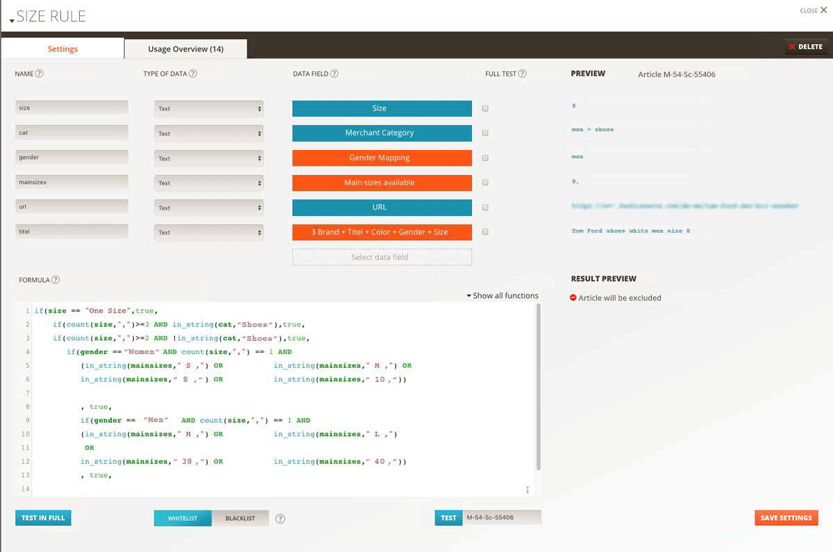 Best Practice Part 2 - Filter Rules based on size - Channel Pilot Pro
