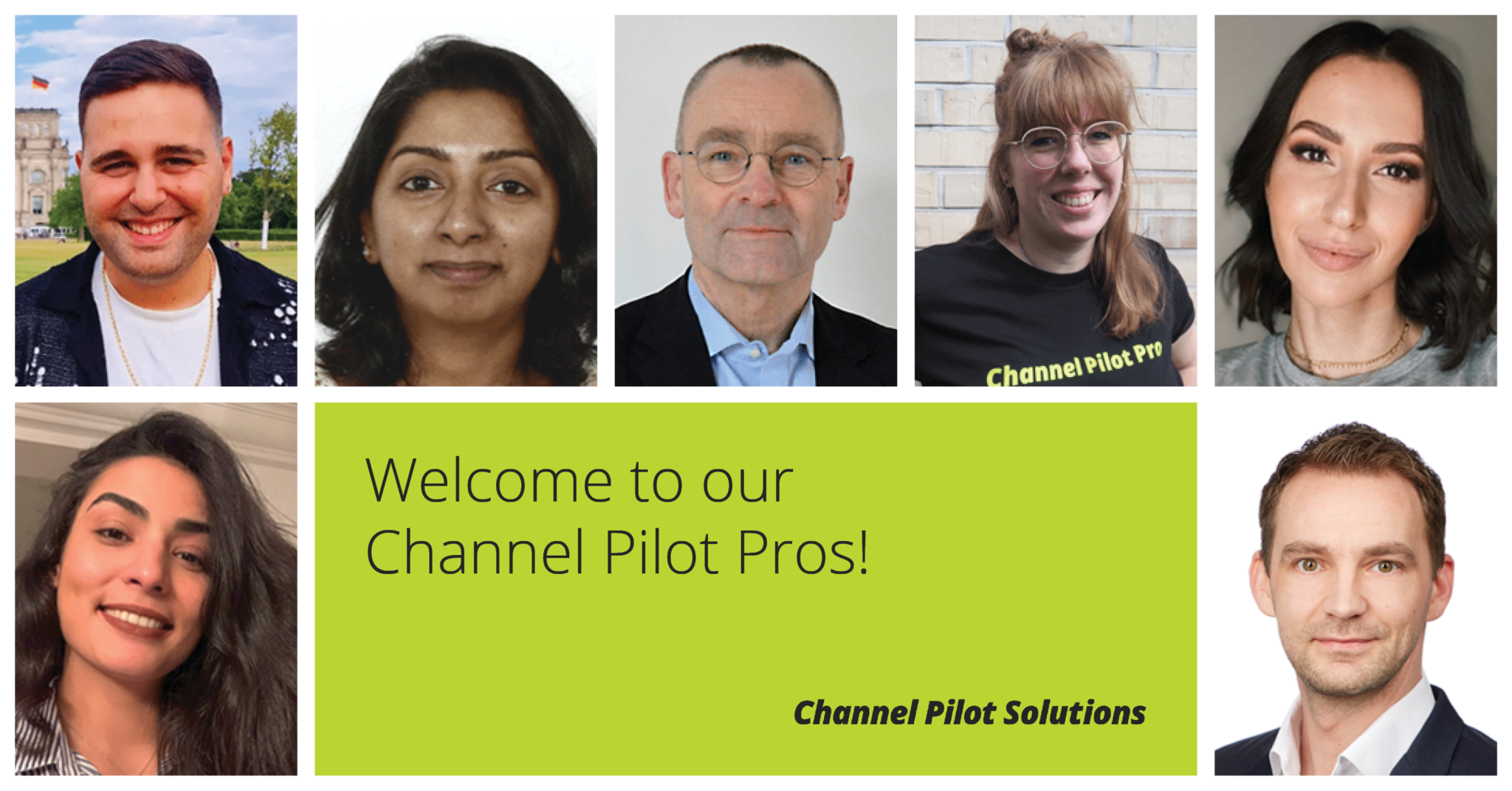 Das sind unsere neuen Kolleg*innen - Channel Pilot Pro